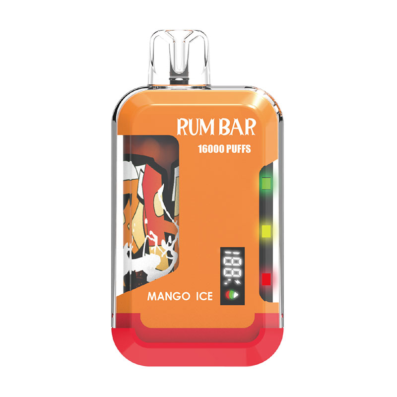 New puff 16000 RGB disposable vape rum bar wholesale price