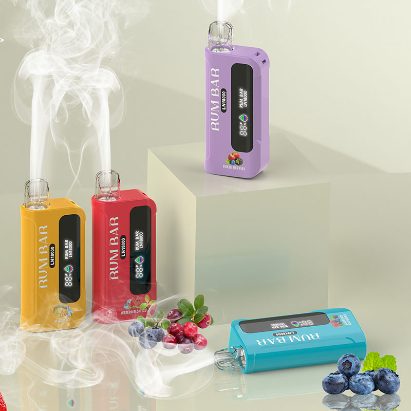 Popular 18000 puff LED displayer rechargeable 0% 2% 5% 18k puffs price