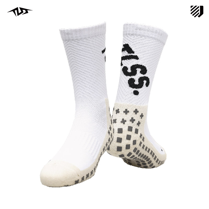 TLSS SWEEPER运动比赛训练休闲双面防滑胶片神袜足球袜