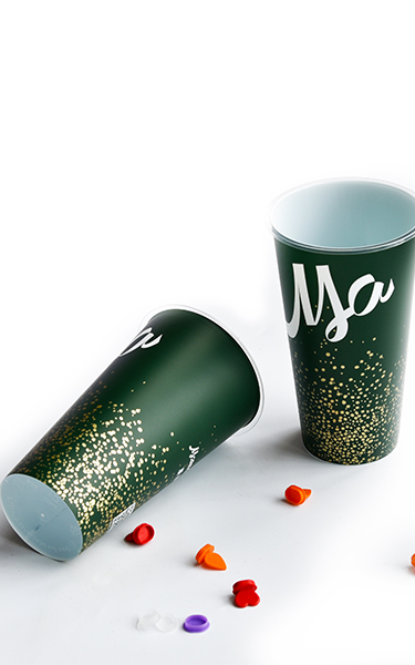 coffee bubble tea paper plastic cups custom logo print manufacturer