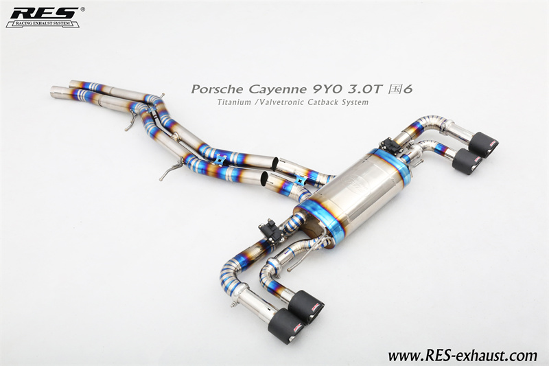 Porsche Cayenne 9Y0 3.0T Titanium /Valvetronic Catback System - RES Exhaust