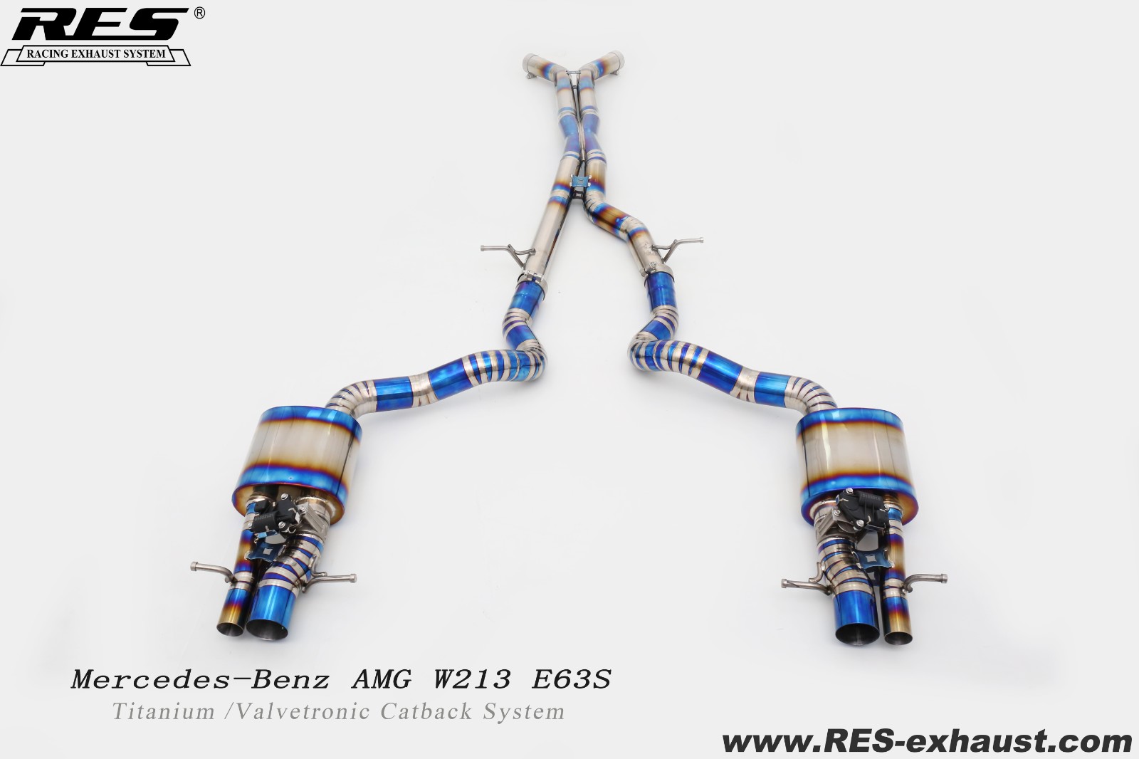 Mercedes-Benz AMG W213 E63S Titanium /Valvetronic Catback System-Foshan ...