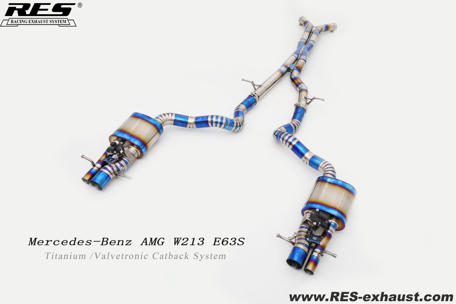 Mercedes-Benz AMG W213 E63S Titanium /Valvetronic Catback System-Foshan ...