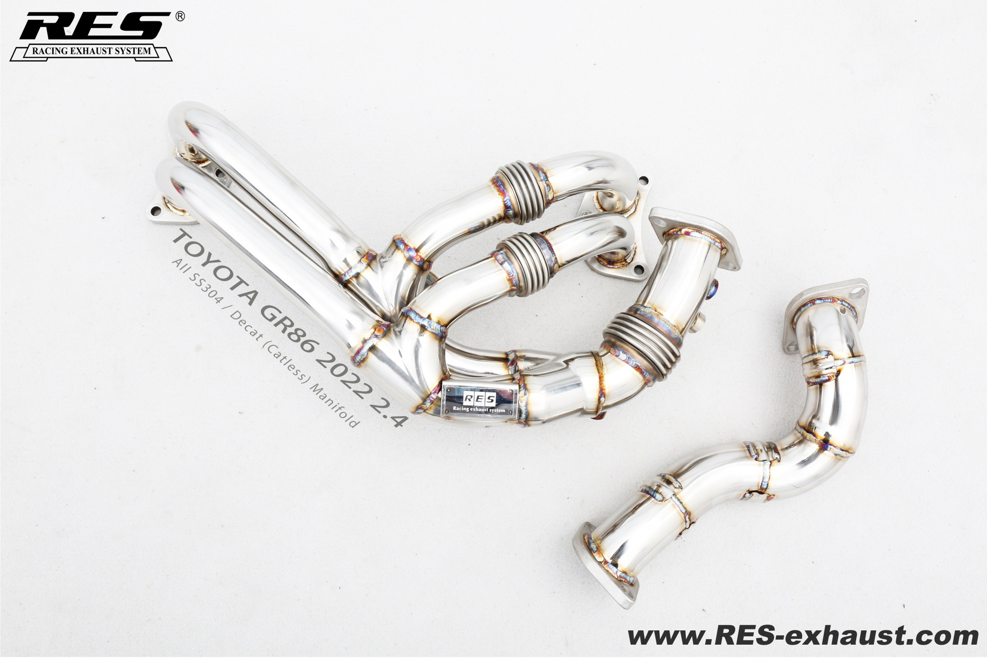 Toyota GR86 All SS304 / Manifold + Front Pipe-Foshan Ke Yate Auto Parts ...