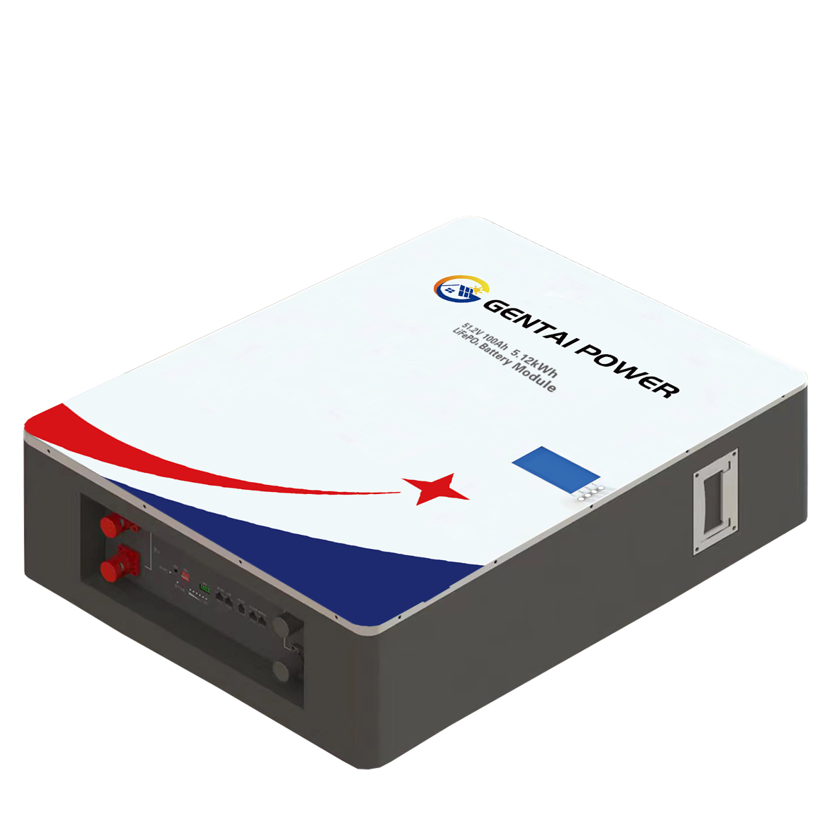 5.12kwh 51.2V 100Ah LiFePO4 Battery Power Storage Wall Solar System ...