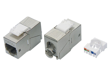 Cat6A shielded keystone jacks