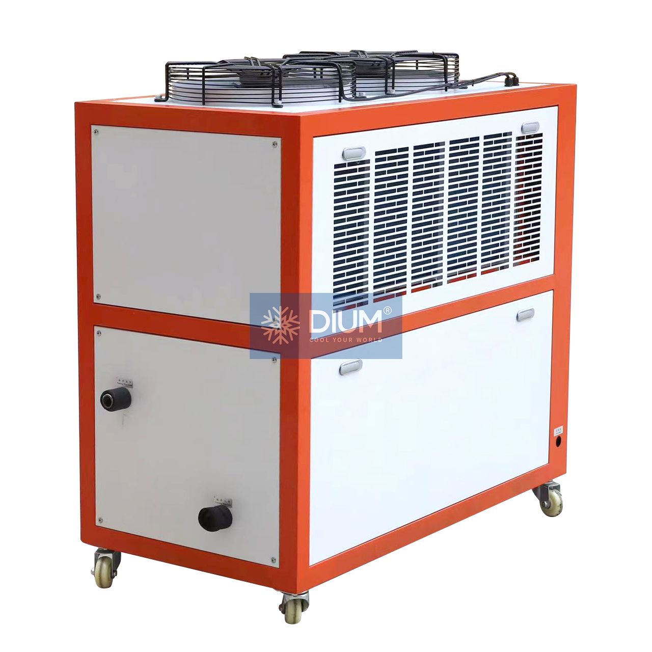 DIUM air cooled chiller is widely used in plastic injection molding
