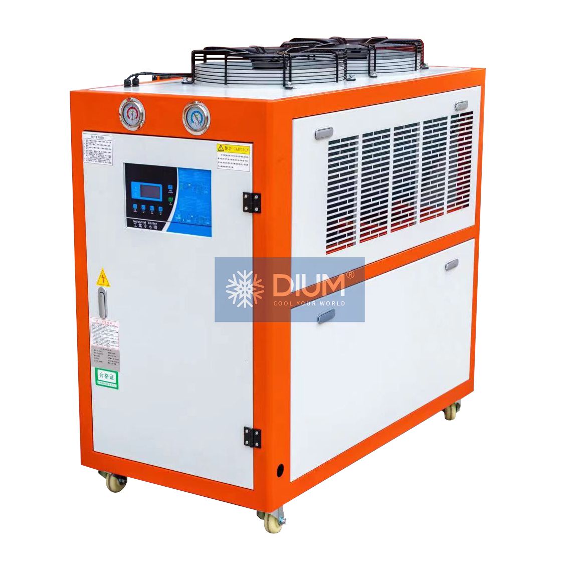 DIUM air cooled chiller is widely used in plastic injection molding