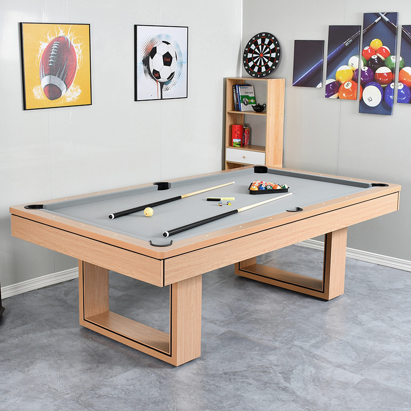 8ft U Shape Leg Pool Table Billiard Table