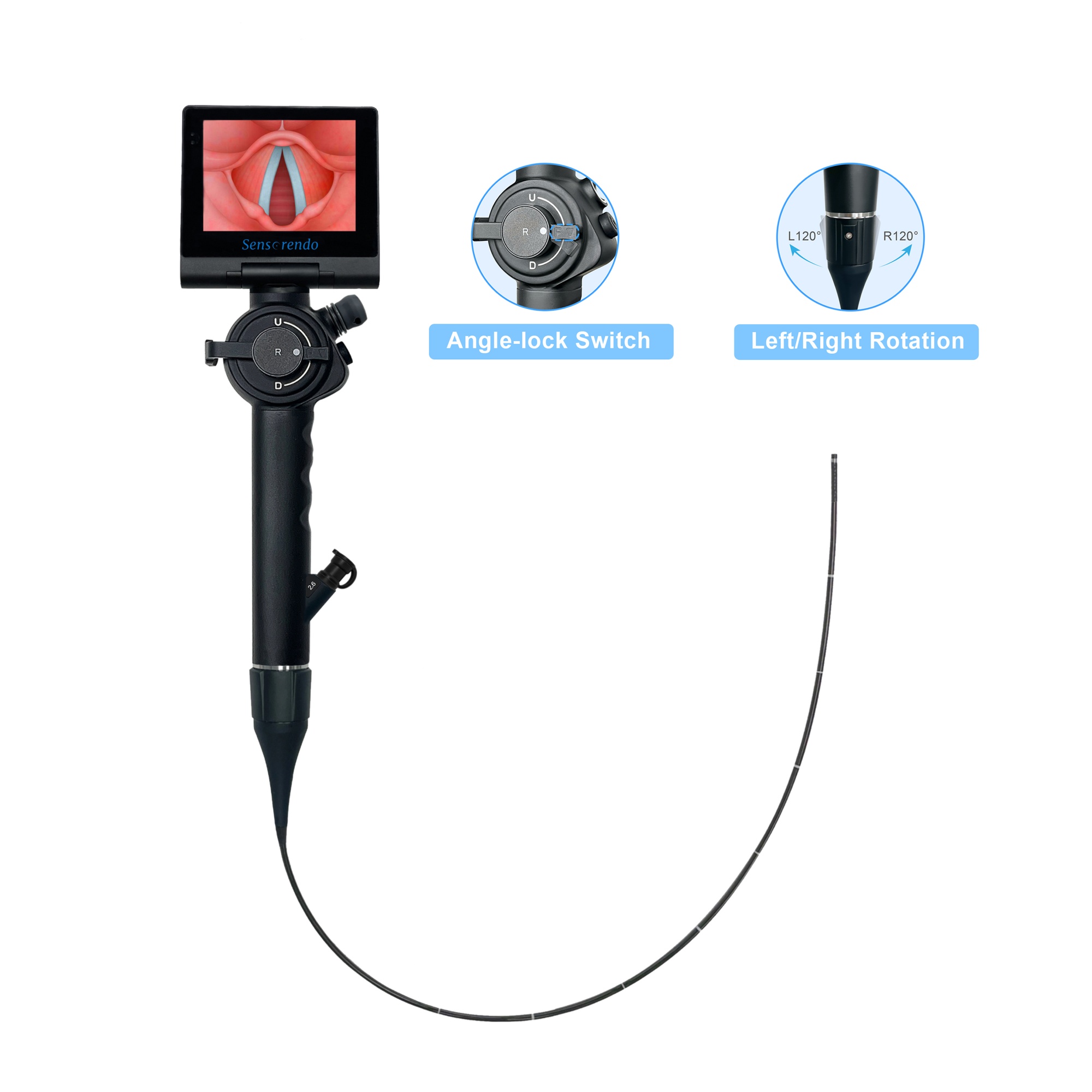 Flexible Laryngoscope for Difficult Airway & Tracheal Intubation ...