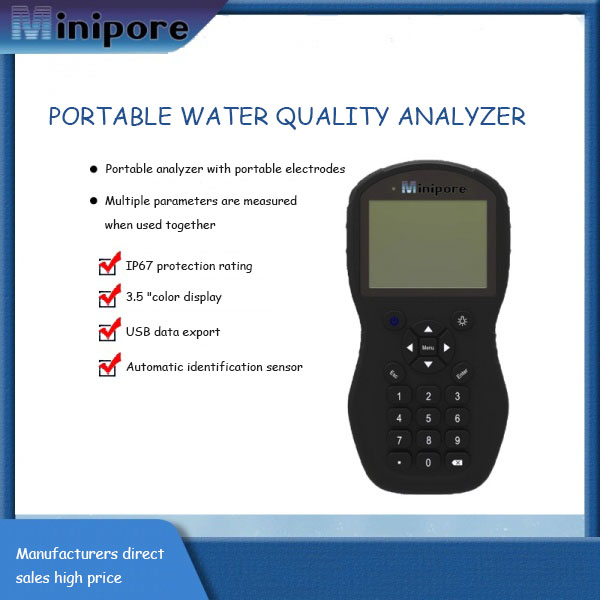 Hassie Minipore portable water quality analyzer pH conductivity ...