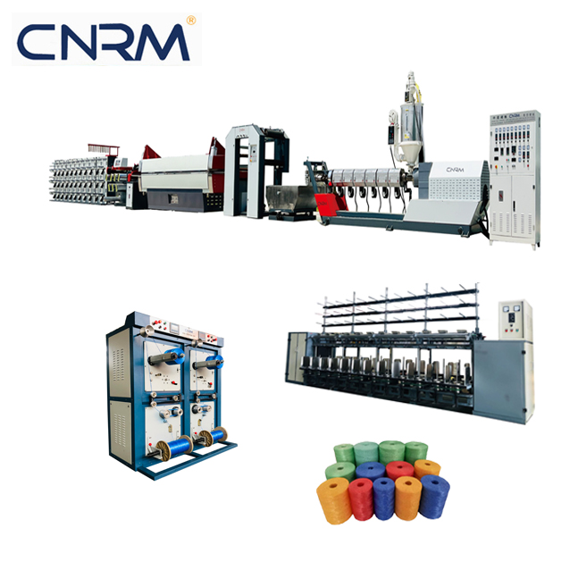 PP Polypropylene Raffia Rope Twine Making Machine Line For Algeria