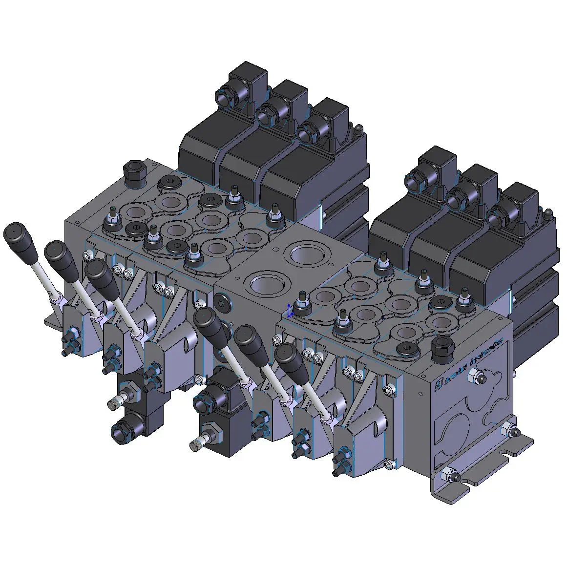 BREVINI(DANA)布雷维尼 手动液压分配器 HPV41 - HPV77-福州法拉第机电设备有限公司