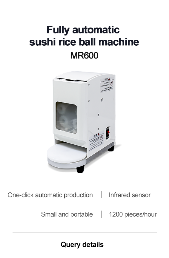 Small commercial fully automatic rice ball machine MR600 portable ...