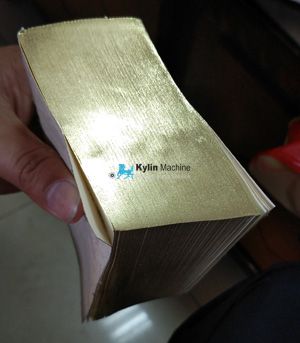 Book edge gilding machine 2021 version