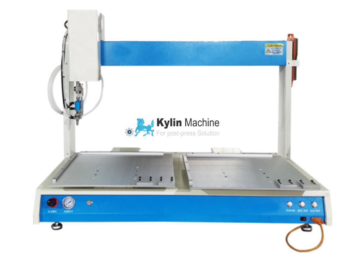 glue spray machine is used to glue the side of box