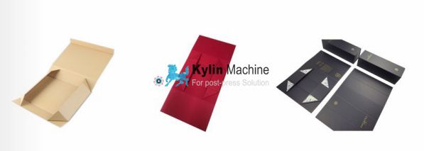 Rigid collapsible box machine