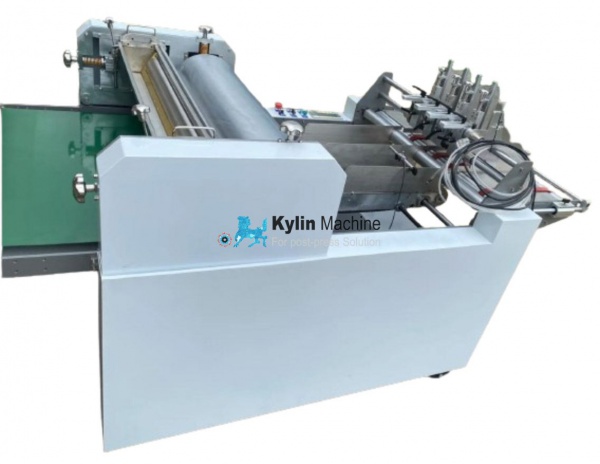 Board to board pasting machine for window die cut book