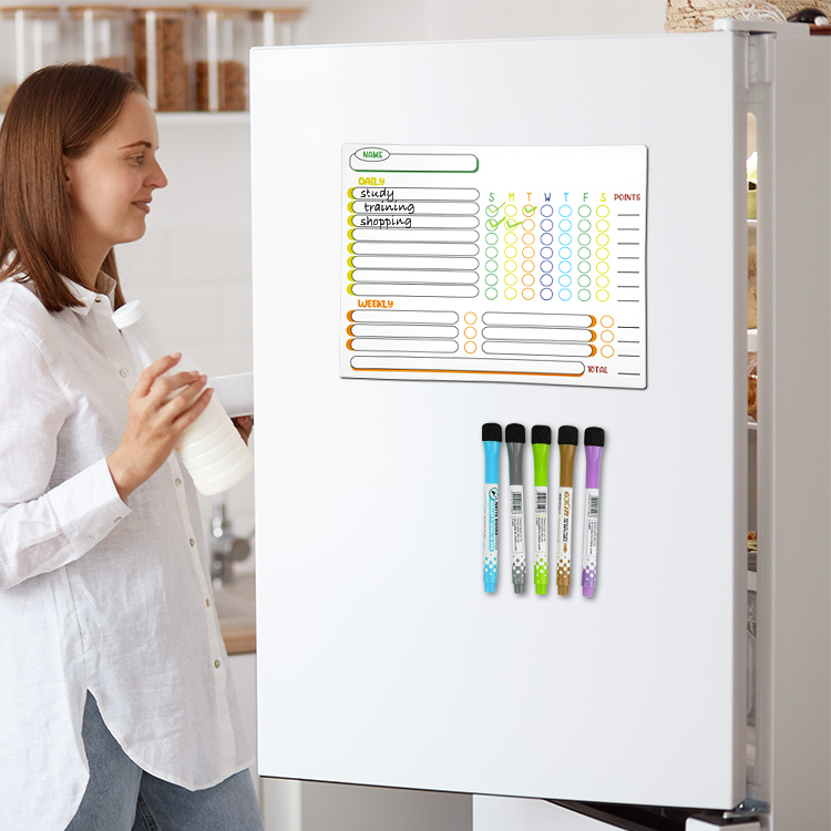 Custom Clever Clean Dry Erase Chores Chart for Kids