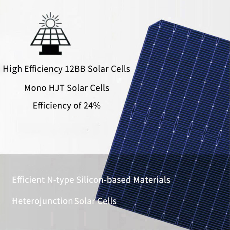 320W Rigid Solar Panels with Sunpower/HJT Solar Cells