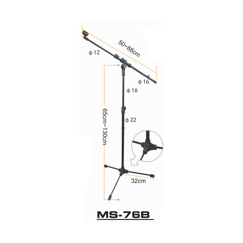 麦克风支架 Mic Stand MS-76B