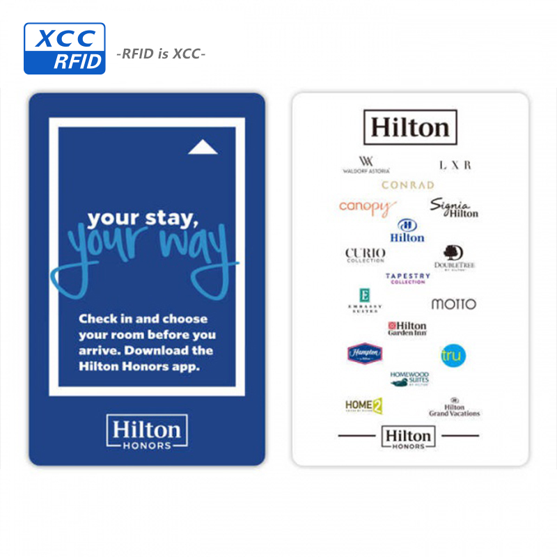 13.56Mhz Access Control PVC RFID Hotel Key Card