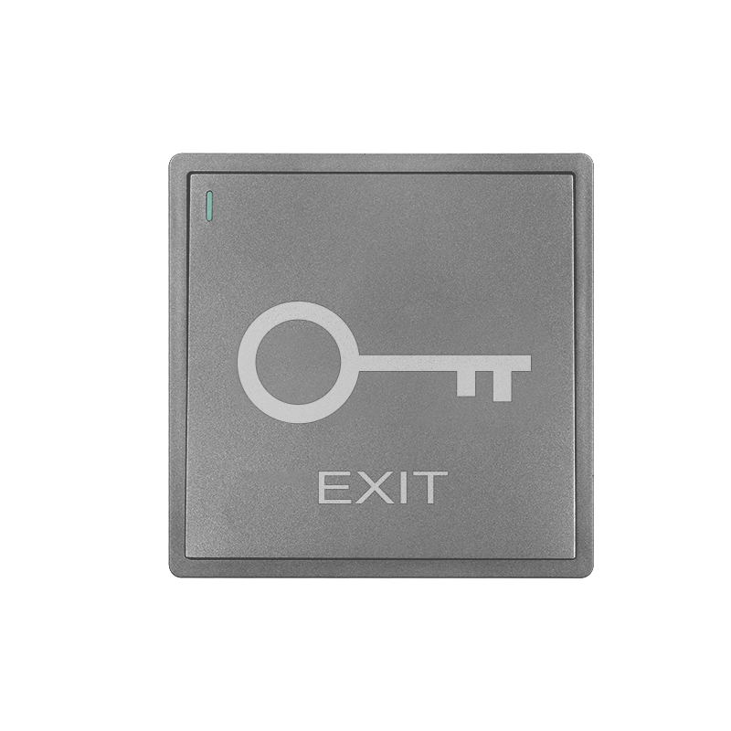 PT9D Gray Large Panel Exit Button