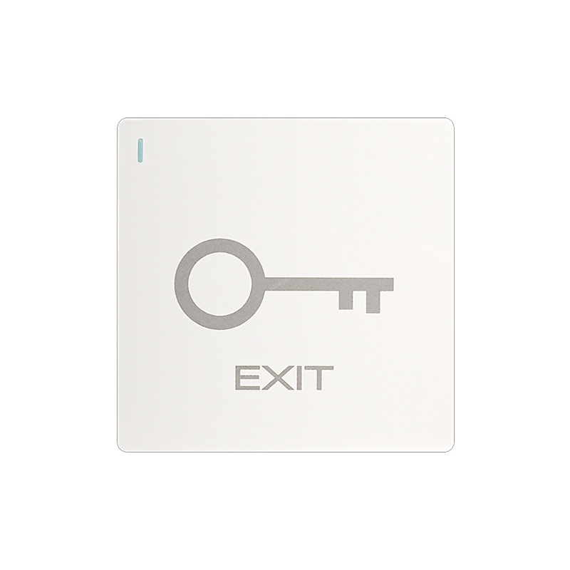 PT10D-W White Large Panel Exit Button