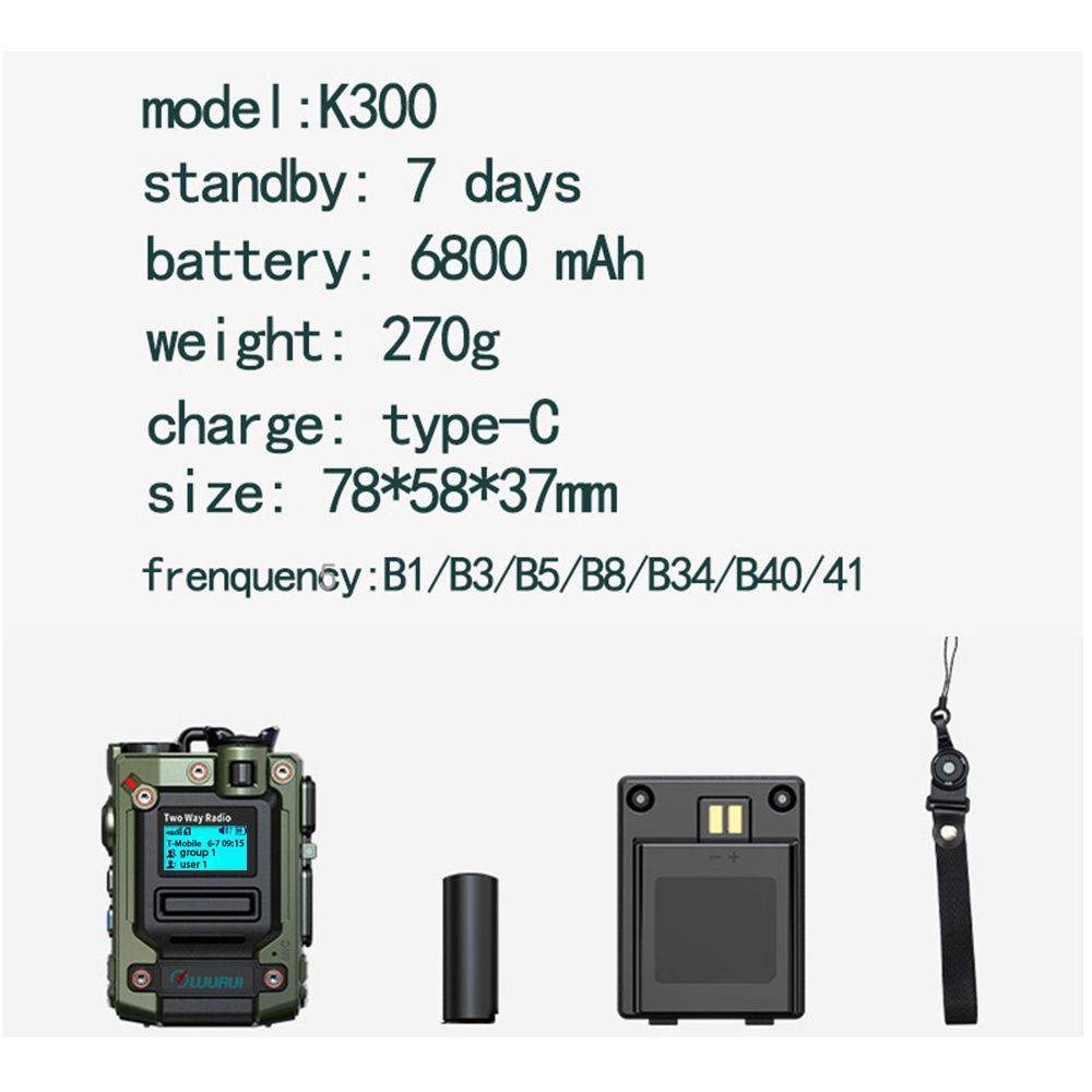 Global-ptt K300 global-ptt 4G walkie talkie Two-way radio radios Mobile ...