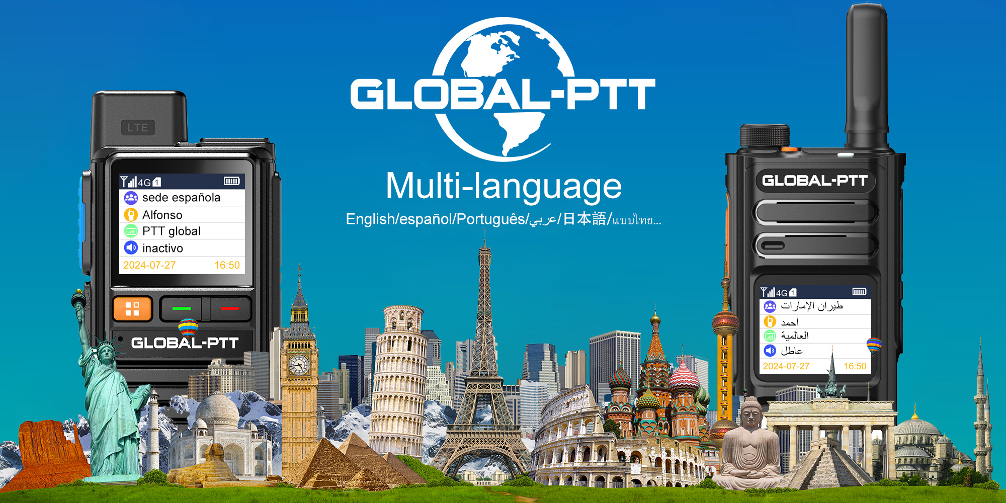 GLOBAL-PTT TXQ walkie talkie,OEM ODM Wholesale radio