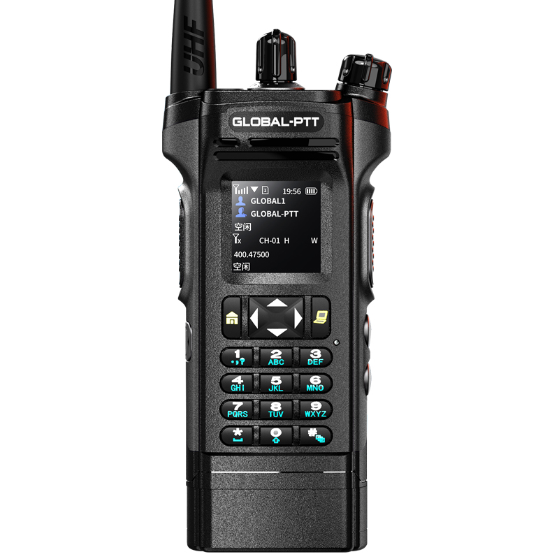 Global-ptt 5288 profesional walkie talkie 4G POC+UHF Two-way ...