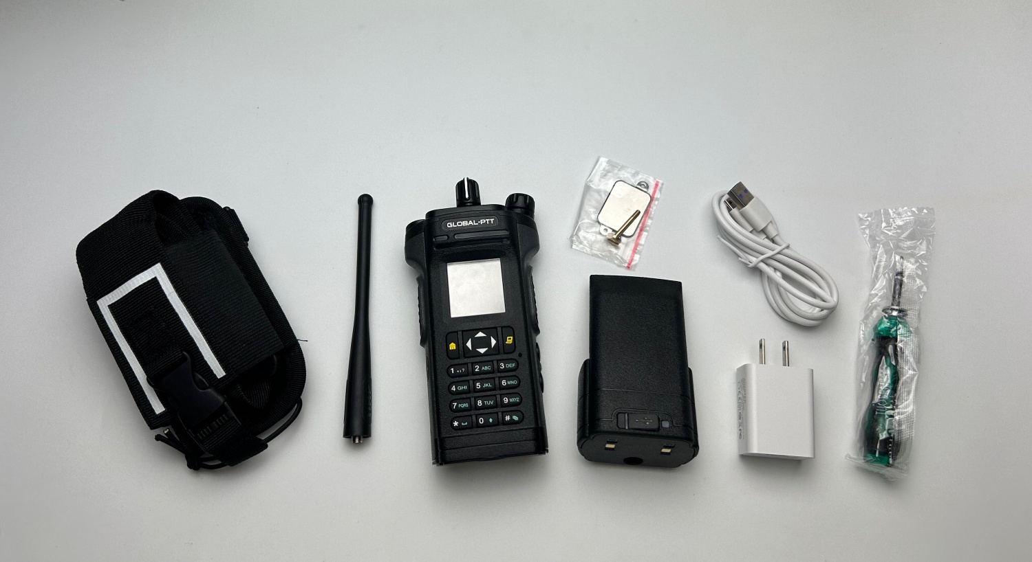 Global-ptt 5288 profesional walkie talkie 4G POC+UHF Two-way ...