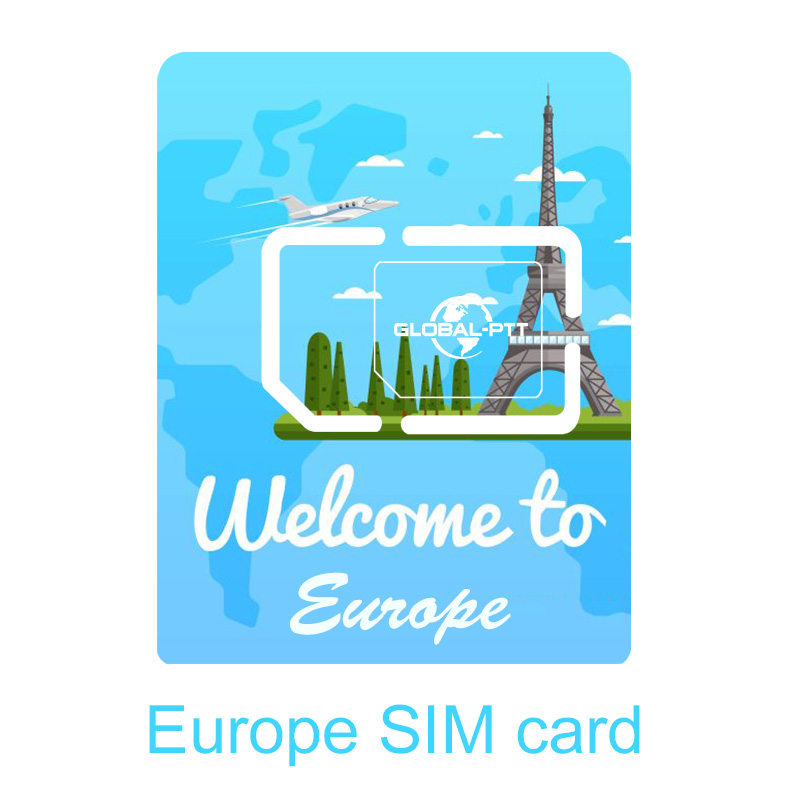 Europe global-ptt sim card for poc walkie talkie for France, Denmark ...