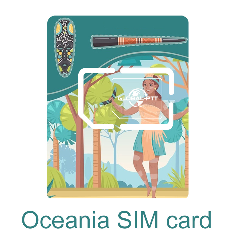 Oceania global-ptt sim card for poc walkie talkie for Australia, New ...