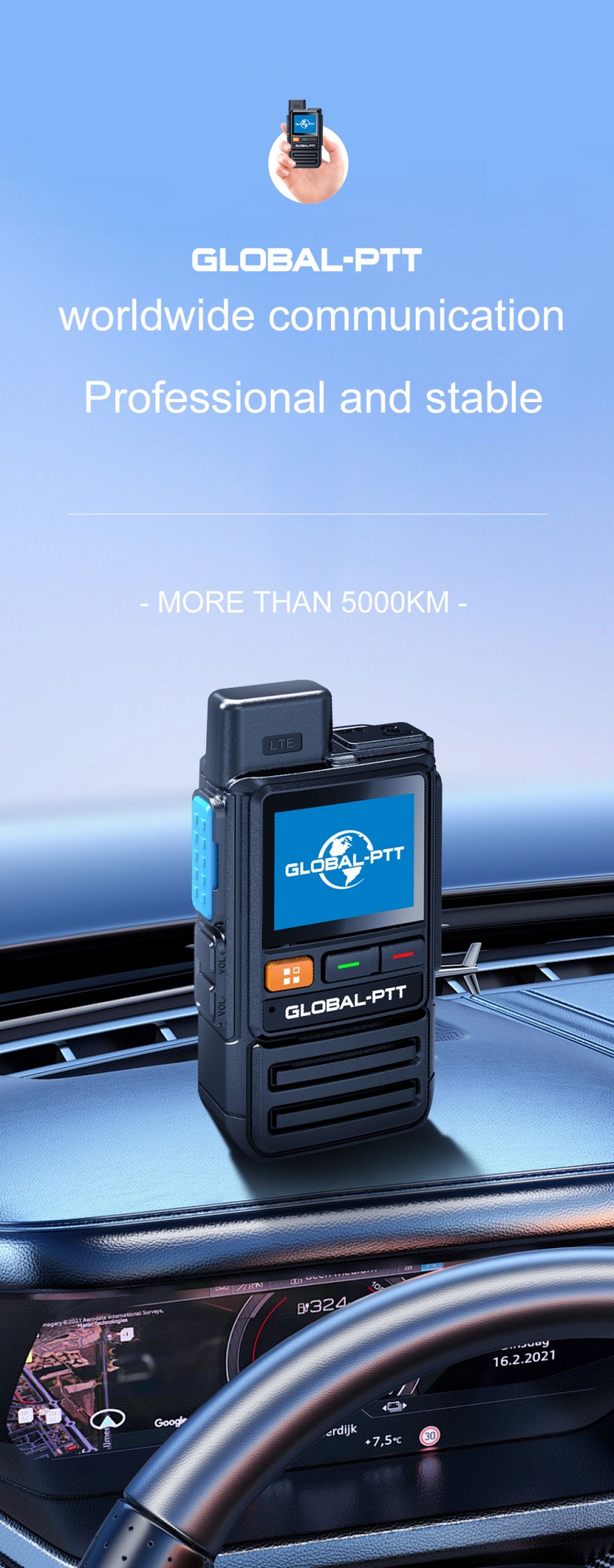 G0plus global-ptt mini 4G full bands EU/NA poc radio two way radio ...