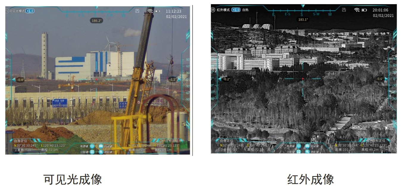 MISDA迈视达PT1024三光融合红外热成像望远镜 1024*768高分辨红外热成像侦测仪