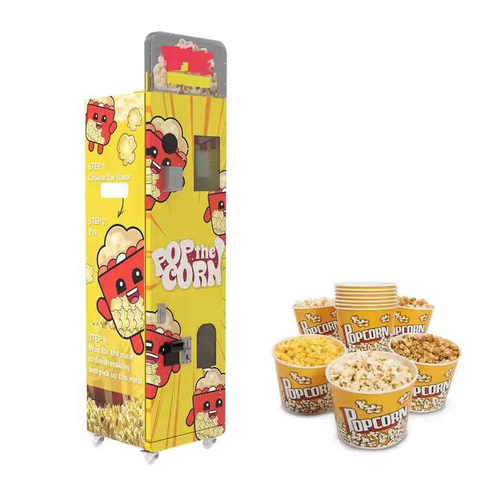 Fully automatic intelligent popcorn vending machine -24-hour unmanned ...