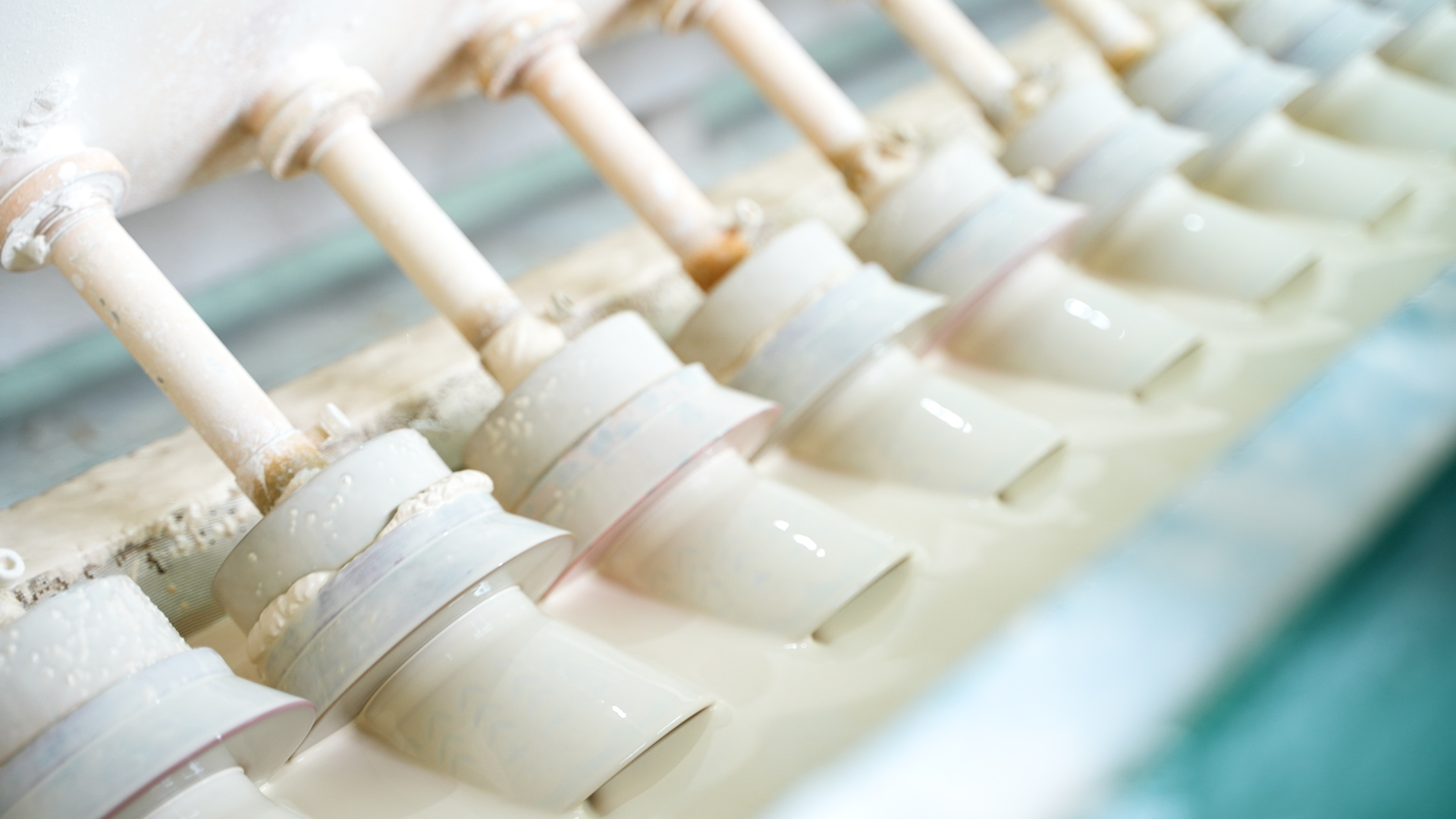 250 day ceramic automatic glazing production line