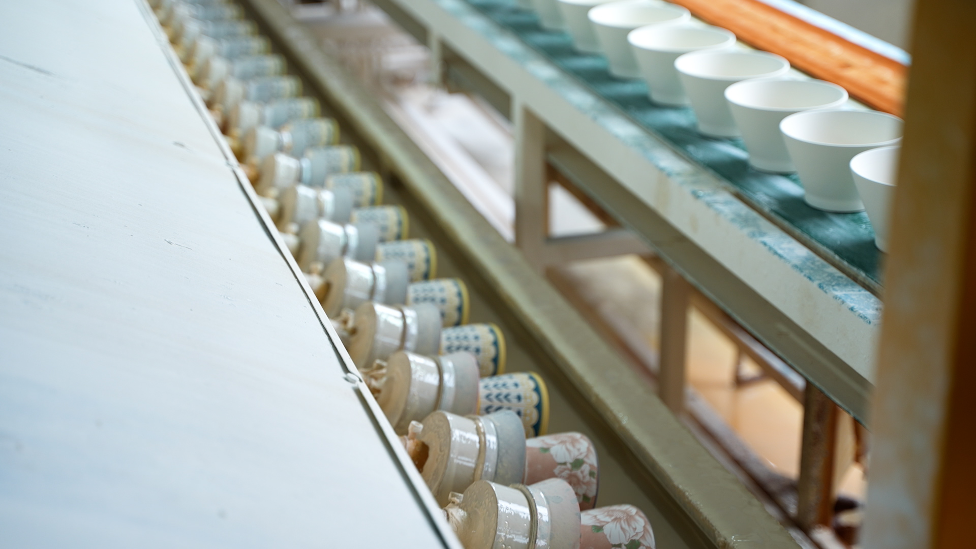 250 day ceramic automatic glazing production line