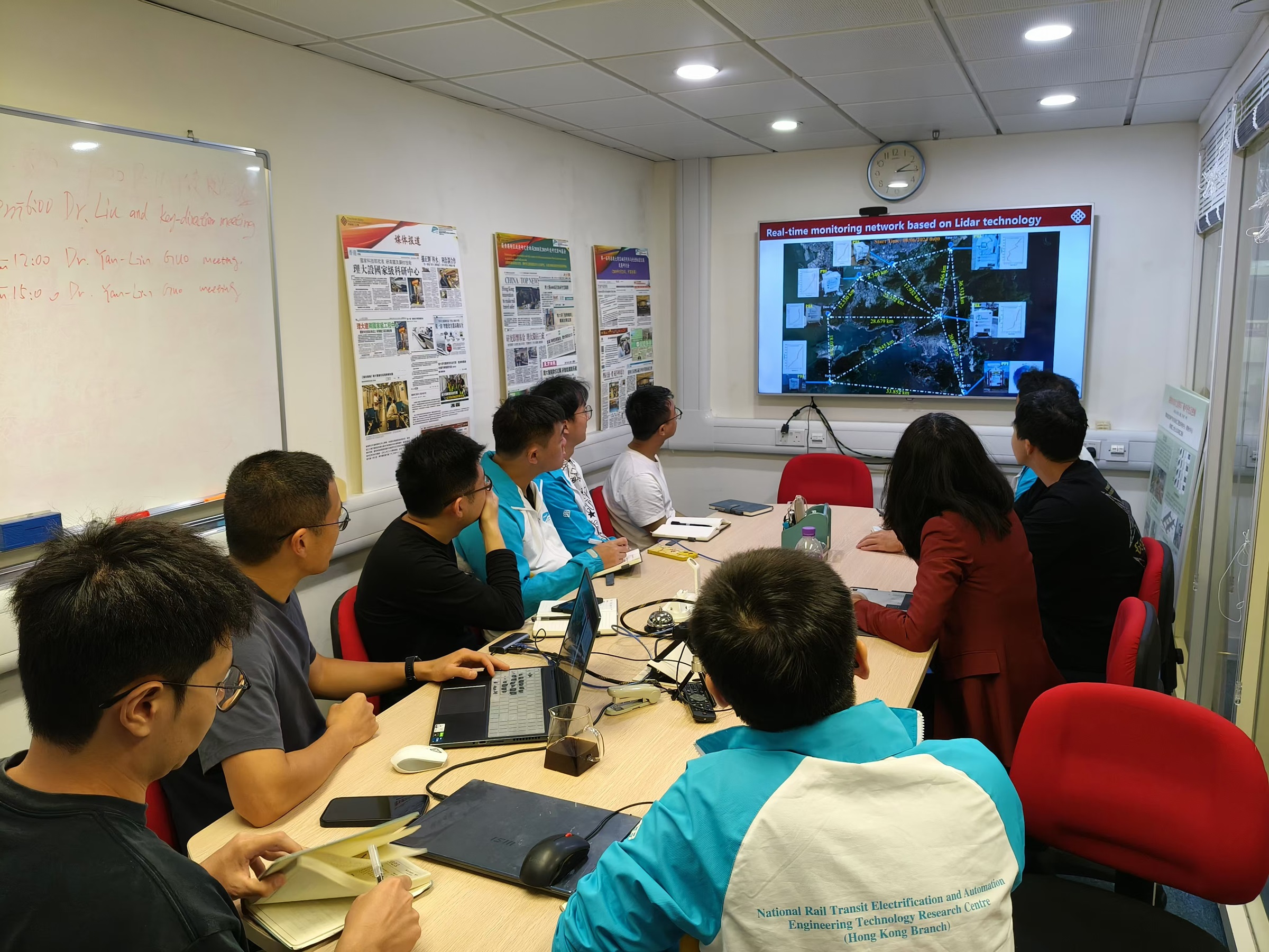 TRS project Co-PI Dr. Yanlin Guo visited National Rail Transit ...