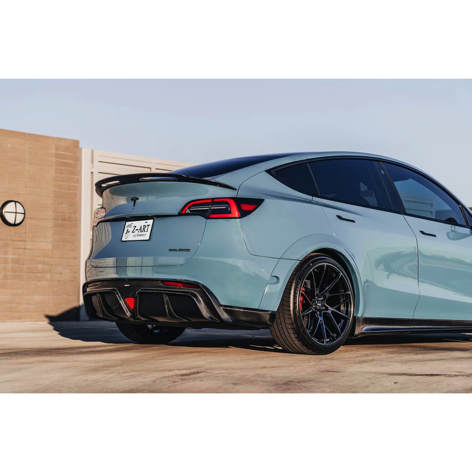 Tesla Model Y wide body kit carbon fiber aerokit