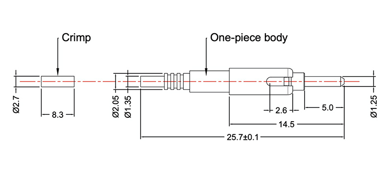 LUCOTEK-ARINC 801 Fiber Optic Connector and Patch Cord