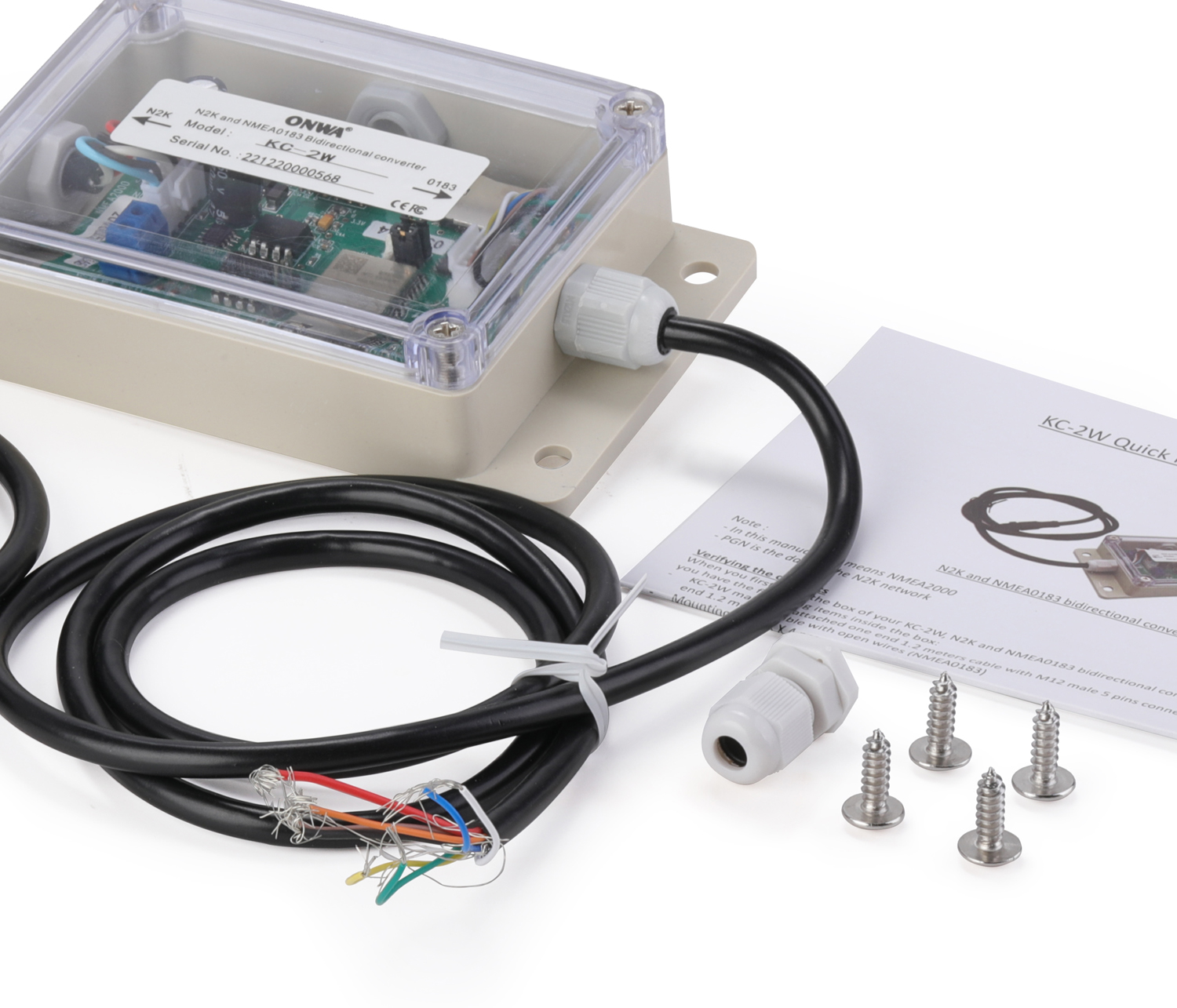 KC2W work with the app Boating (Navionics) on IPAd The KC-2W has WIFI ...