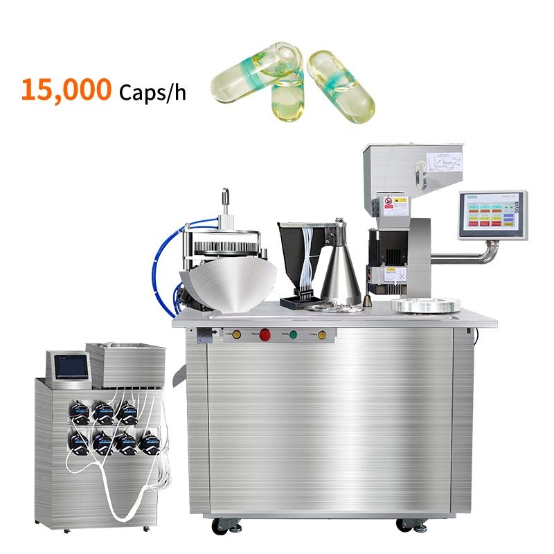 Liquid Soft Gelatin Encapsulation capsul filling machine