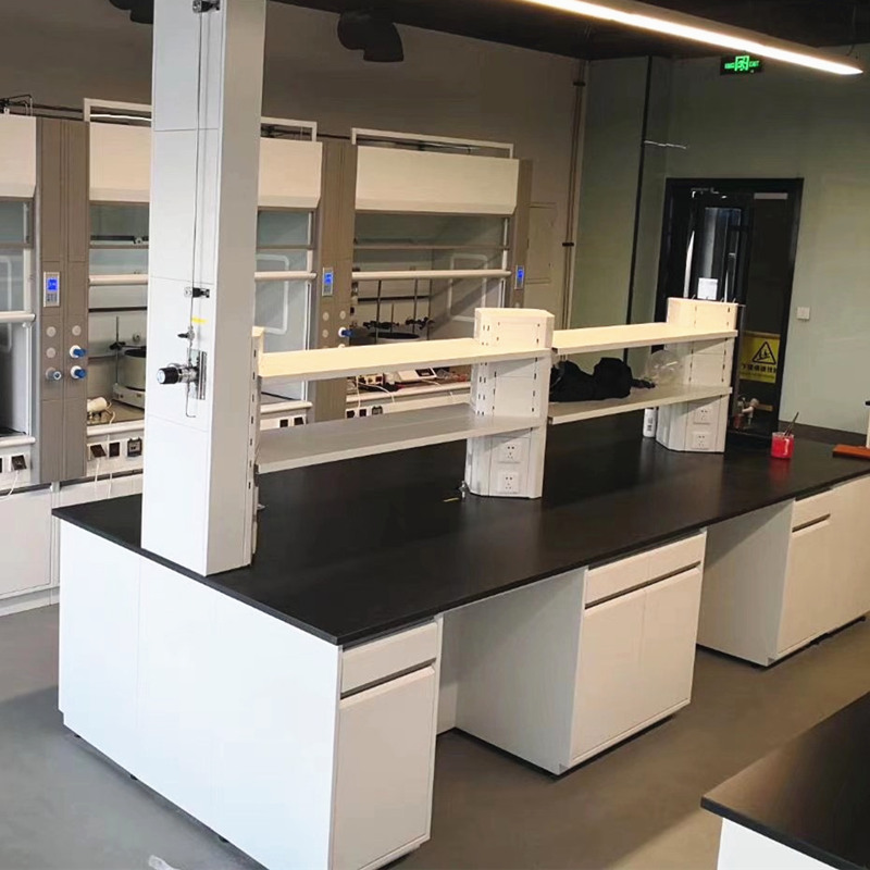 Lab Island Bench, Steel Central Counter, SEFA Lab Island Table