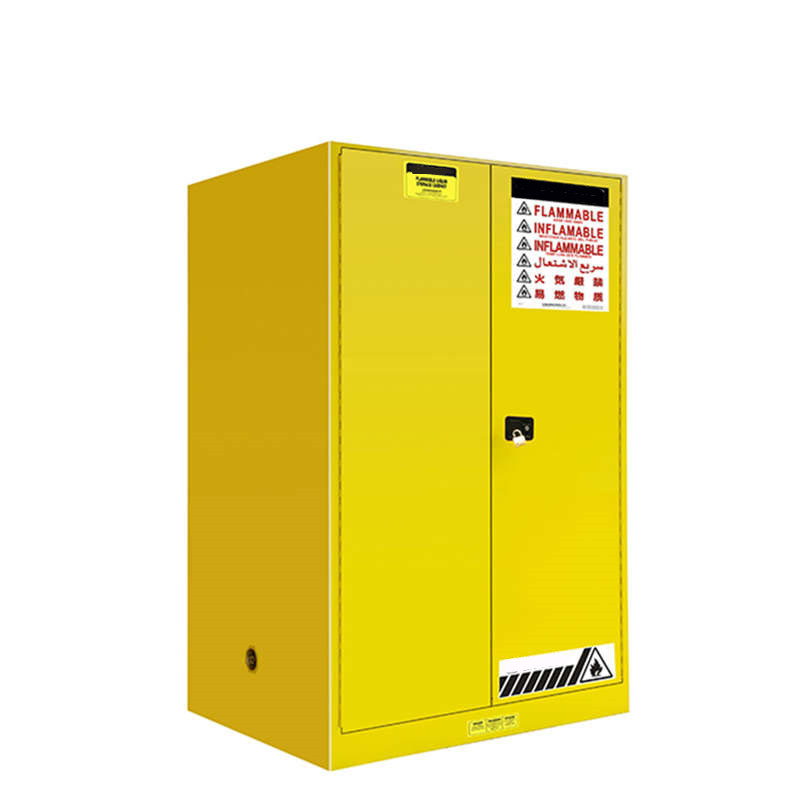 yellow safety cabinet, flammable liquid safety cabinet