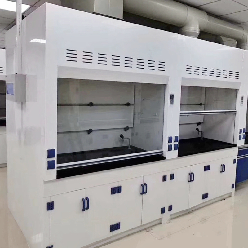 Chemical laboratory fume hood, acid base resistant fume cupboard