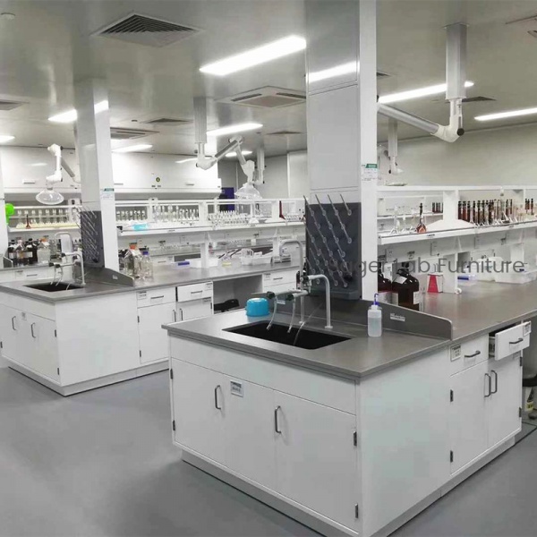 Laboratory Island Bench, Lab Central Table, Steel Centre Workbench