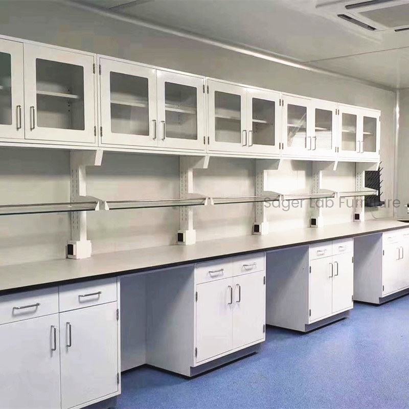 Lab Side Table, Laboratory Table with Cabinet, Laboratory Workbench