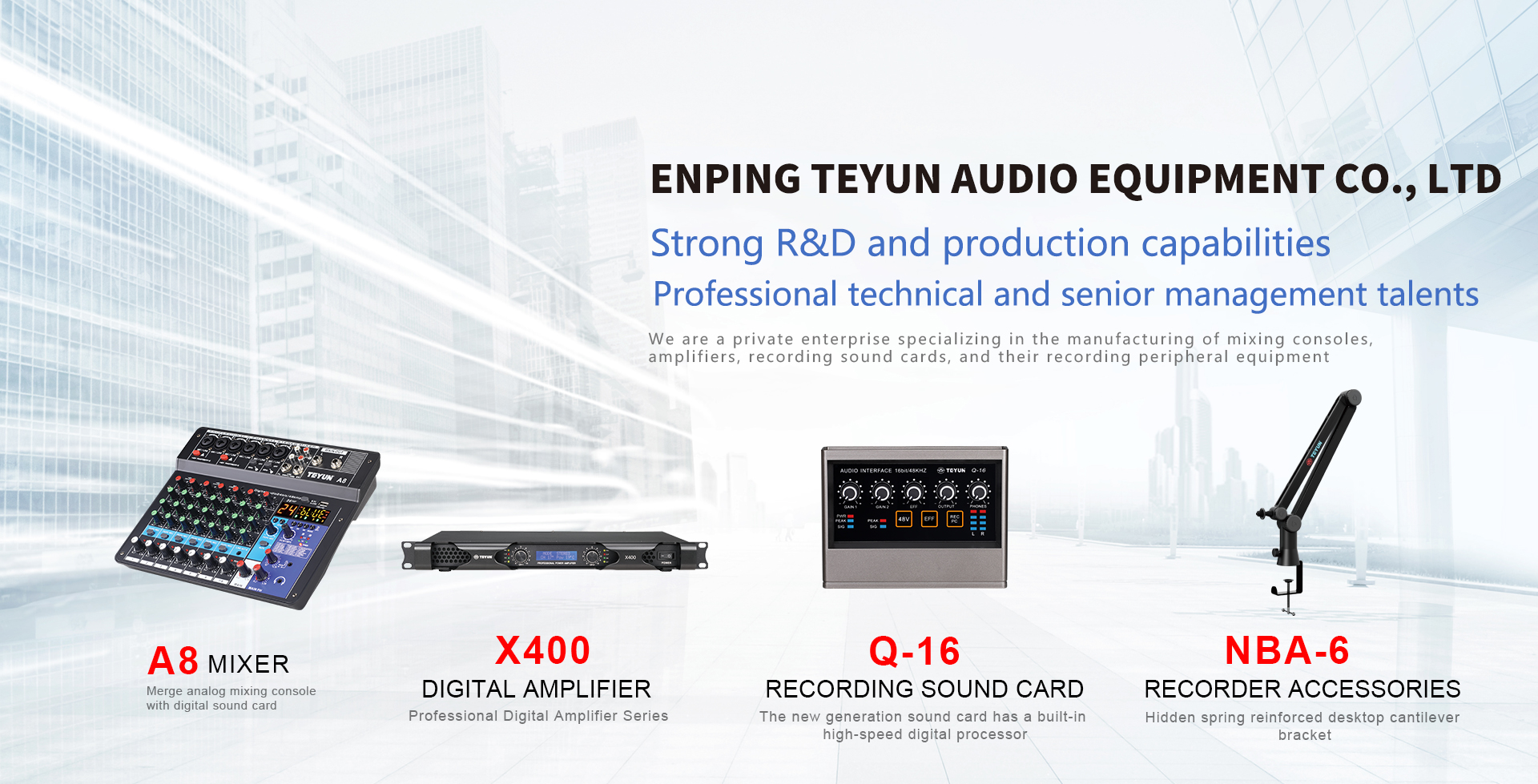 ENPING TEYUN AUDIO EQUIPMENT CO., LTD